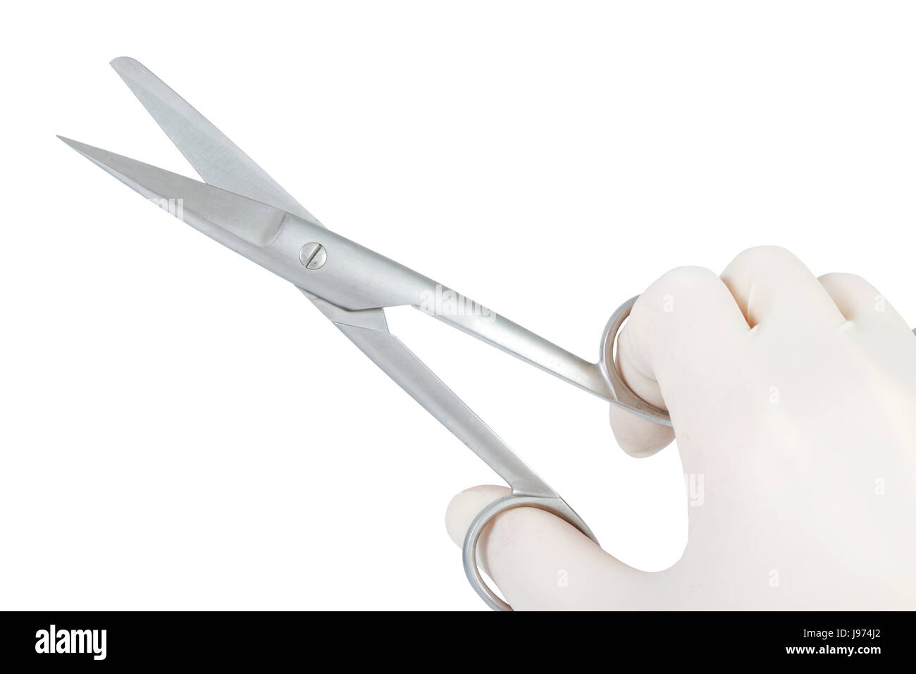 hand with scissors Stock Photo - Alamy