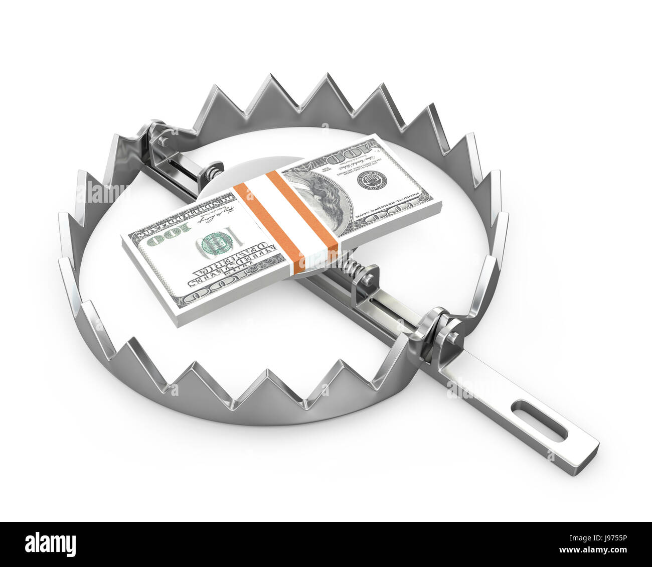 Currency dollar finance risk danger Cut Out Stock Images & Pictures - Alamy
