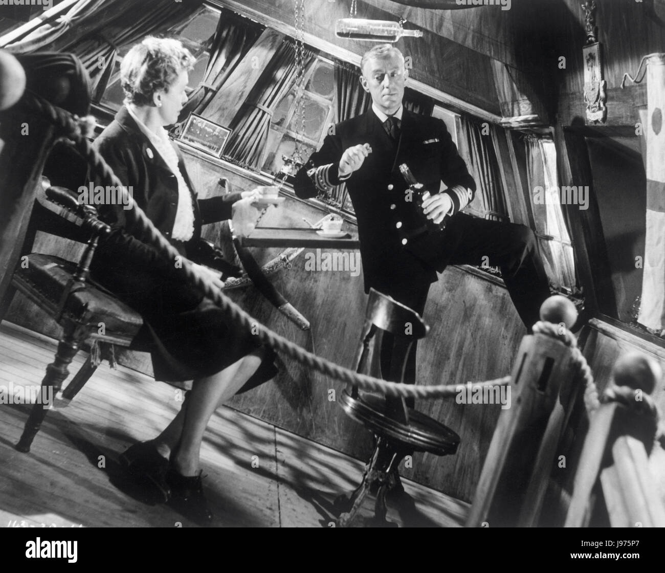 BARNACLE BILL UK 1957 Charles Frend DIANA CHESNEY (Mrs. Figg) with a ...