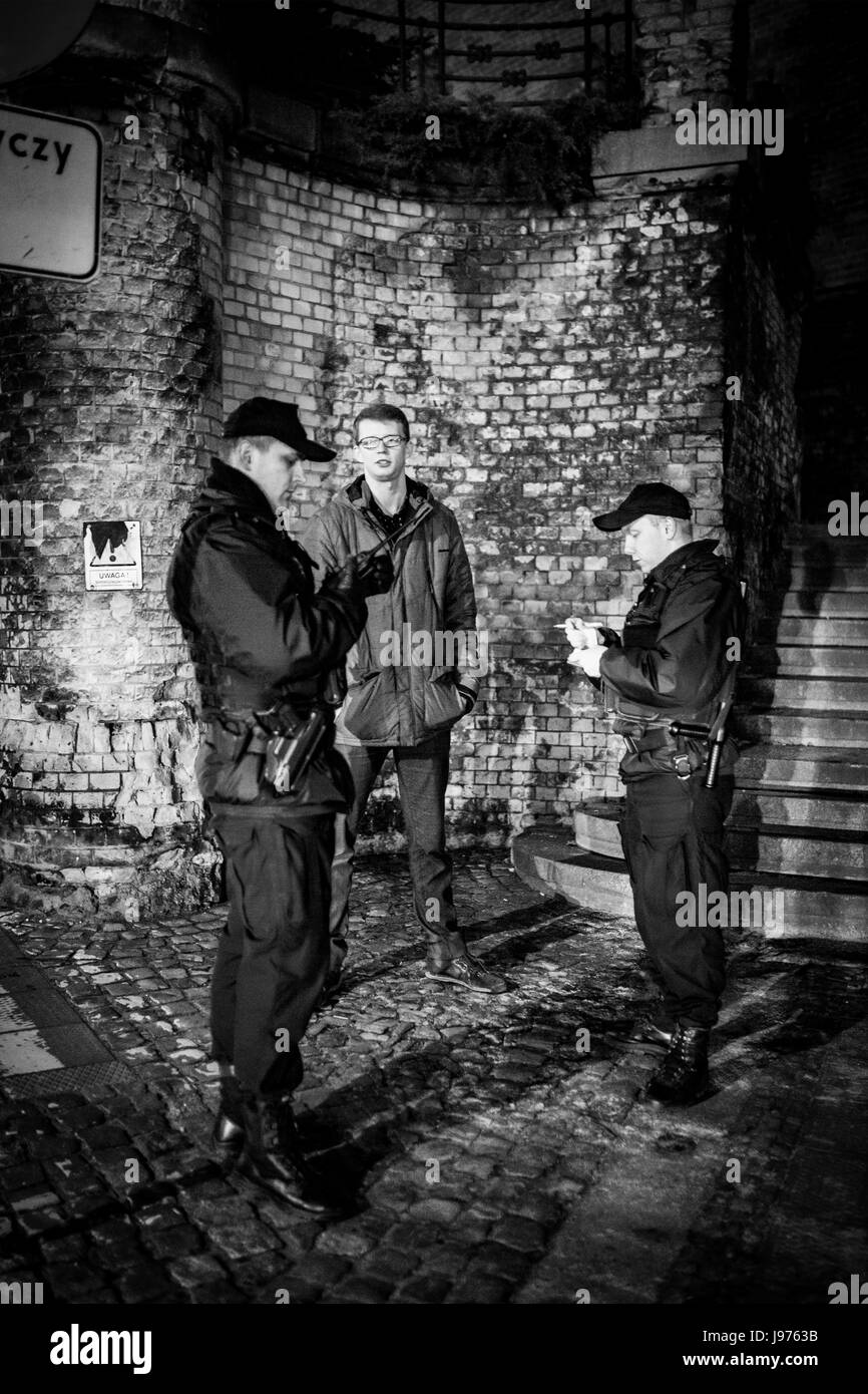 Polish police, officers on duty during demonstrations against authority ...