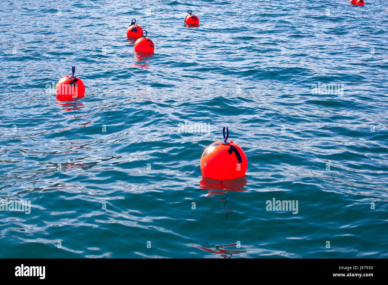 buoy, salt water, sea, ocean, water, numbers, sign, signal, industry ...