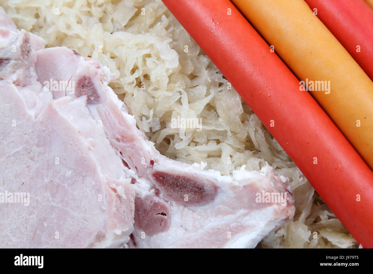 food, aliment, sausage, alsace, cabbage, sauerkraut, potato, meat Stock ...