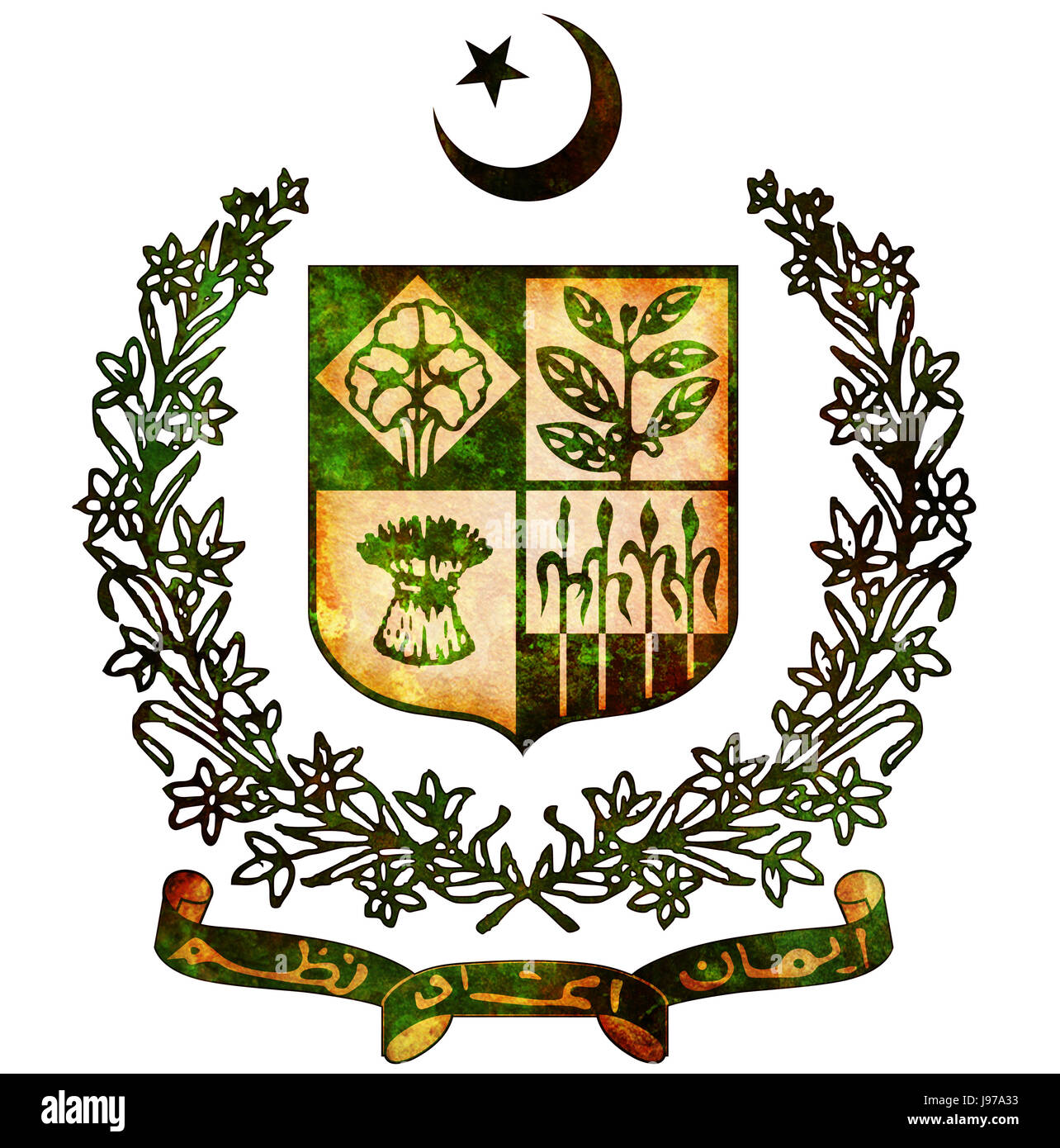 Old pakistan map hi-res stock photography and images - Alamy