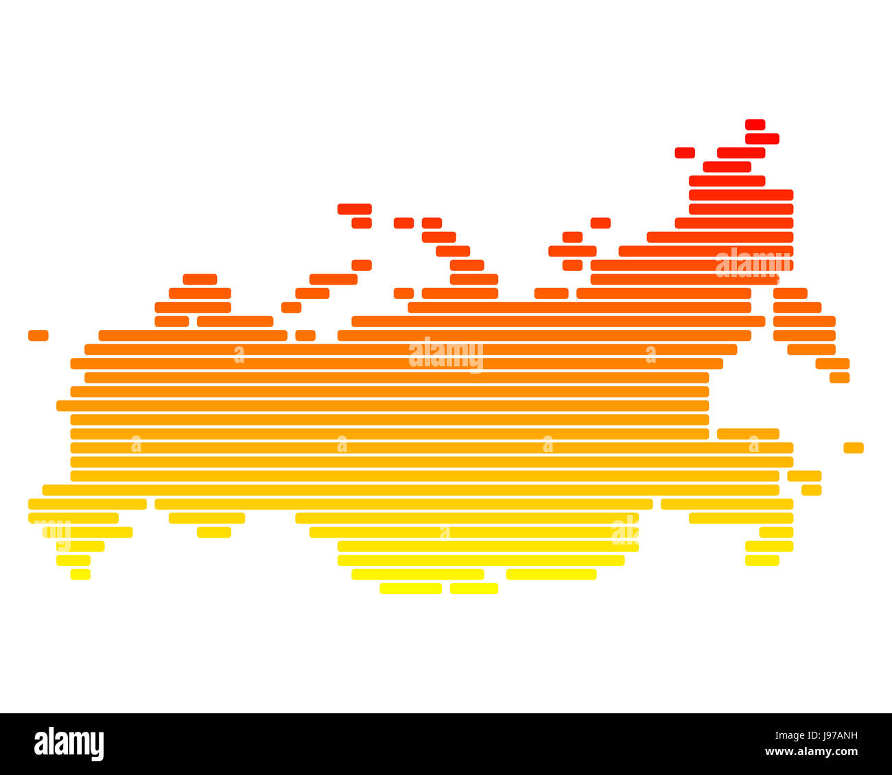 Map of russia hi-res stock photography and images - Alamy