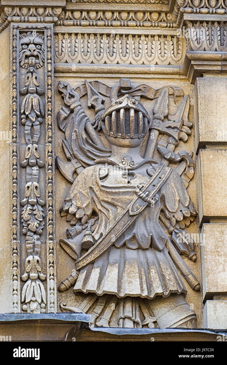 stone knight in armour sculpture Stock Photo - Alamy