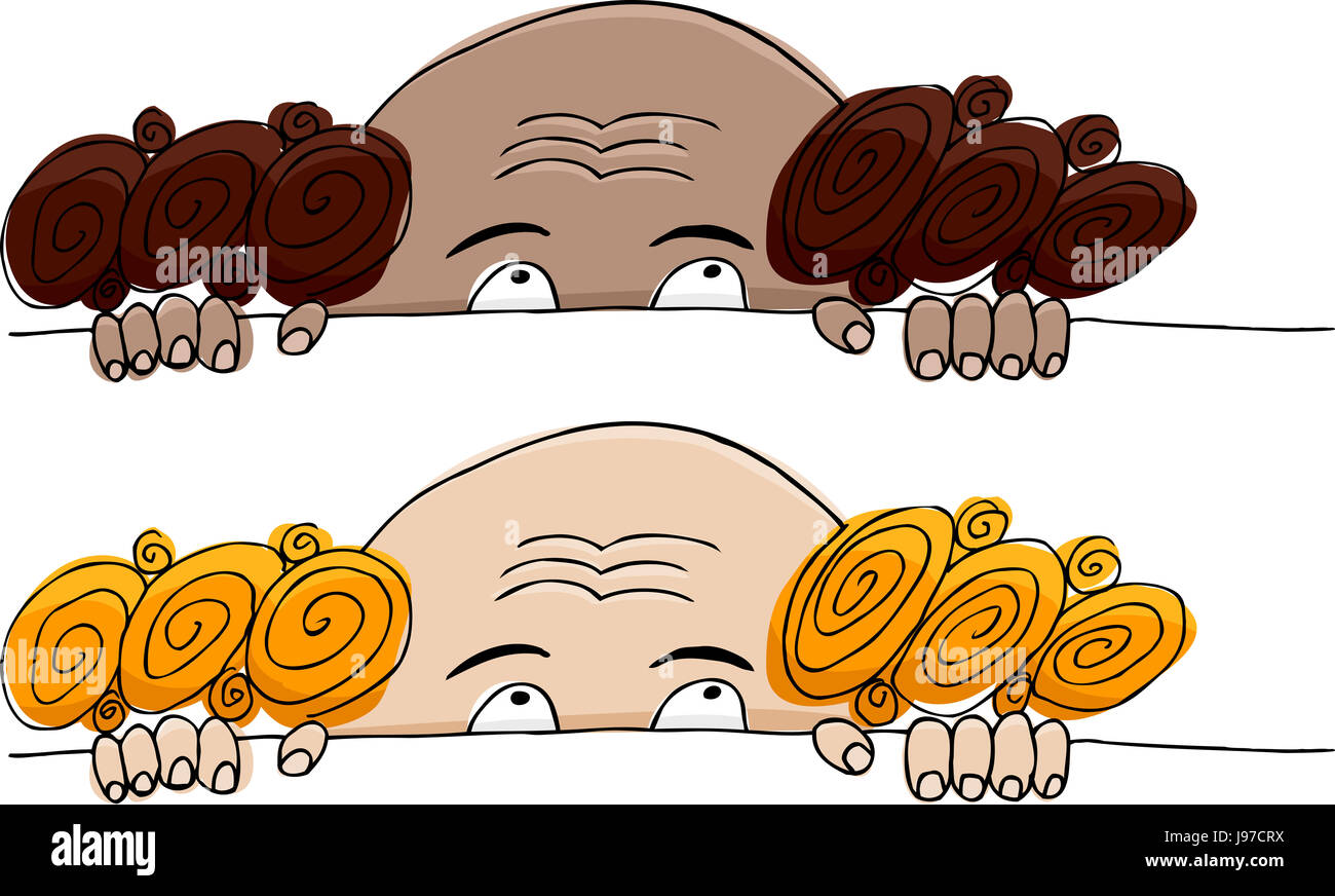 Worried cartoon eyes hi-res stock photography and images - Alamy