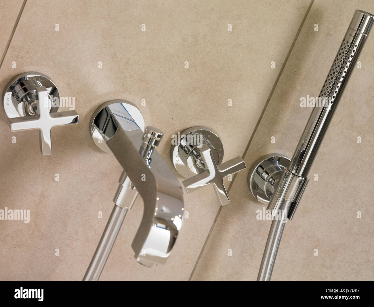 Shower cubicle bathtub hi-res stock photography and images - Alamy