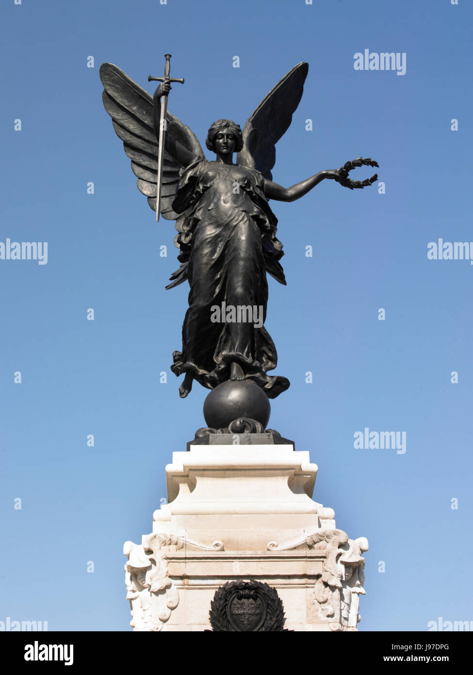 Angel of justice statue hi-res stock photography and images - Alamy