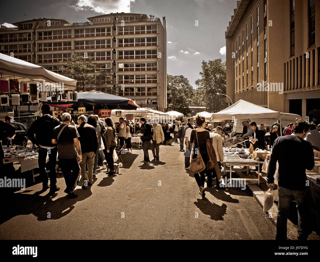 Porta portese market, rome, italy Stock Photo - Alamy
