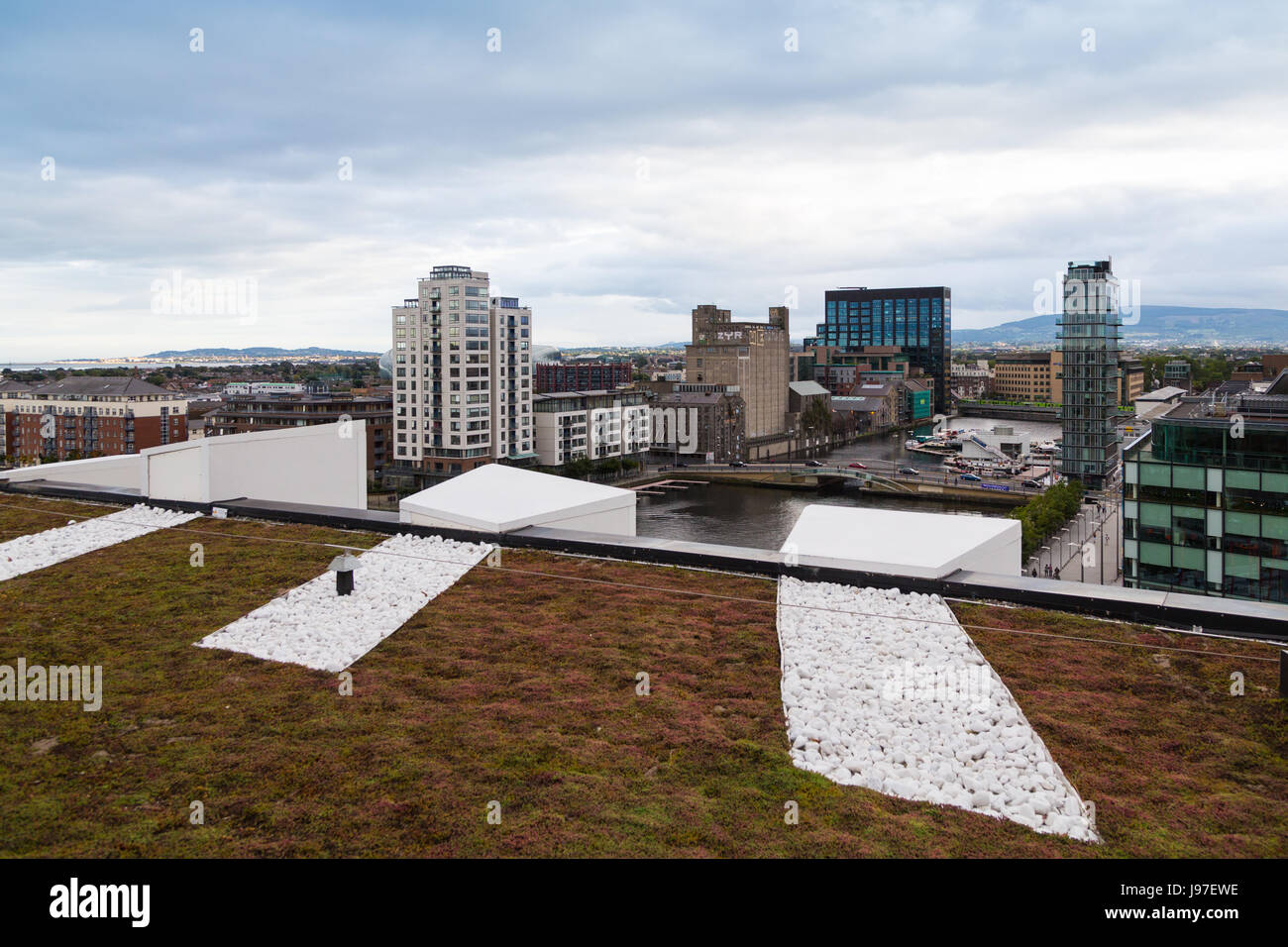 Skyline of Dublin City, Ireland Stock Photo - Alamy