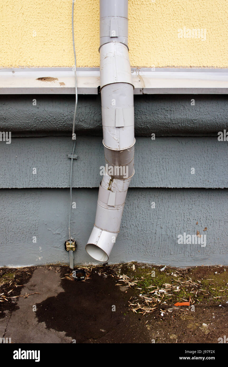 Old drainage pipes hi-res stock photography and images - Alamy