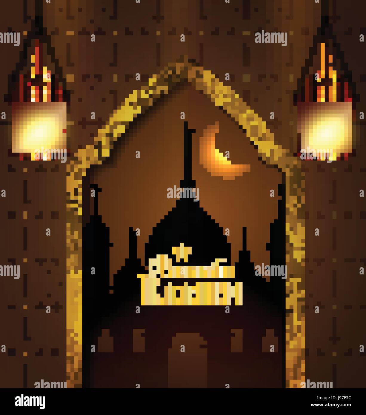 Islamic design mosque door Stock Vector Image & Art - Alamy