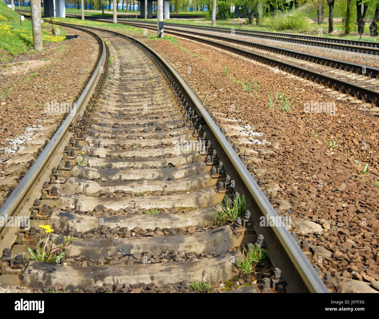 Parallel rails hi-res stock photography and images - Alamy