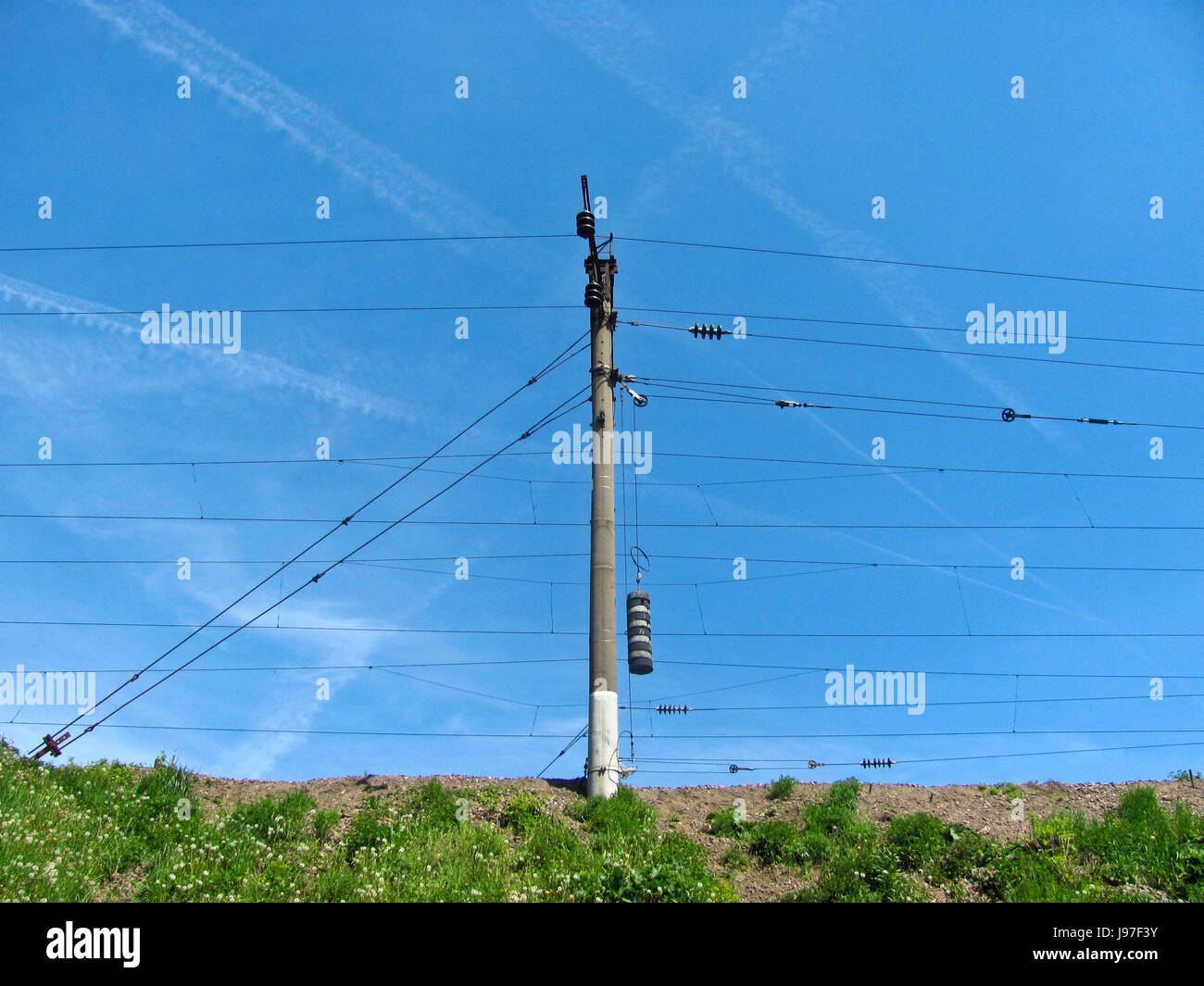 High voltage power pole texture hi-res stock photography and images - Alamy