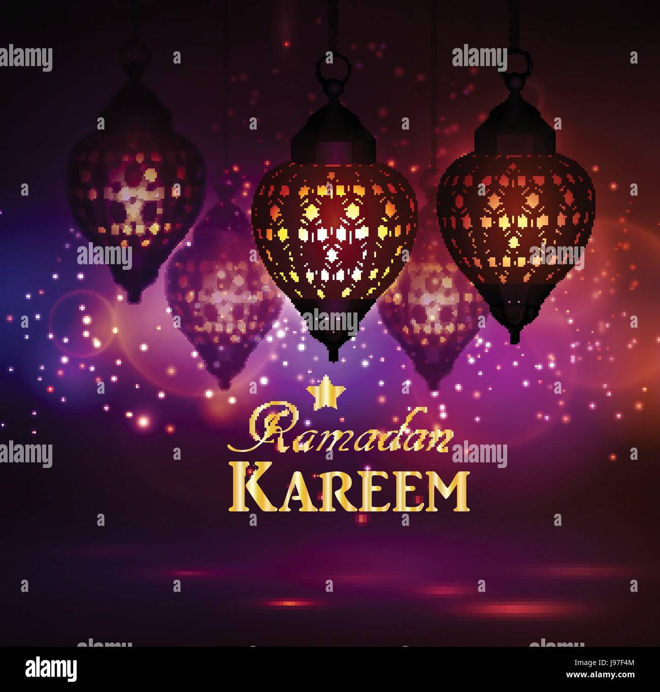 Ramadan kareem lantern arab Stock Vector Images - Alamy