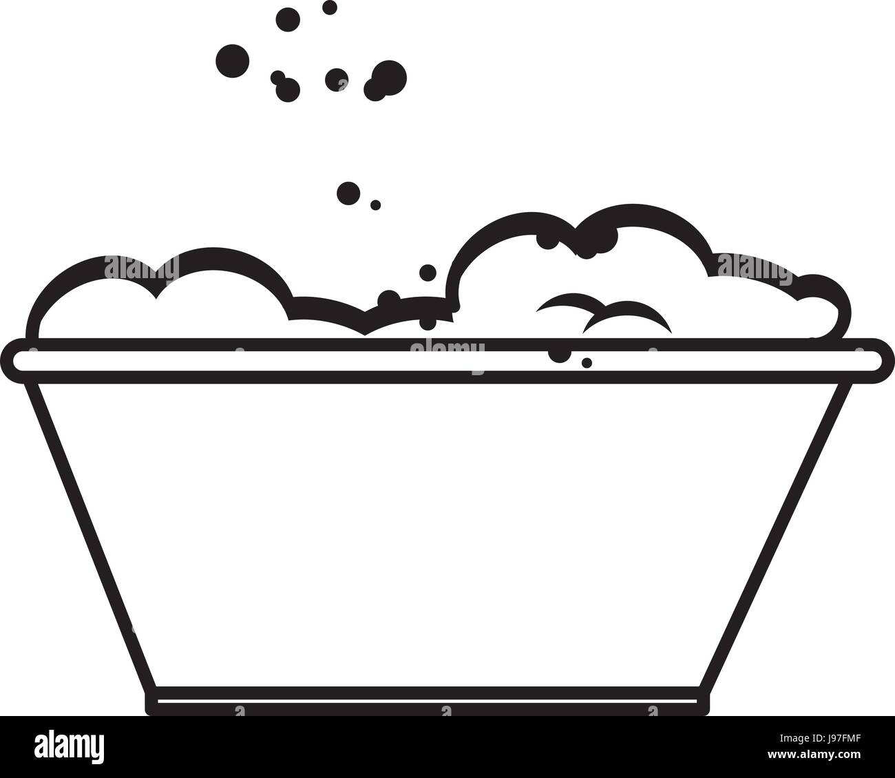 Tank for washing clothes Stock Vector Images - Alamy