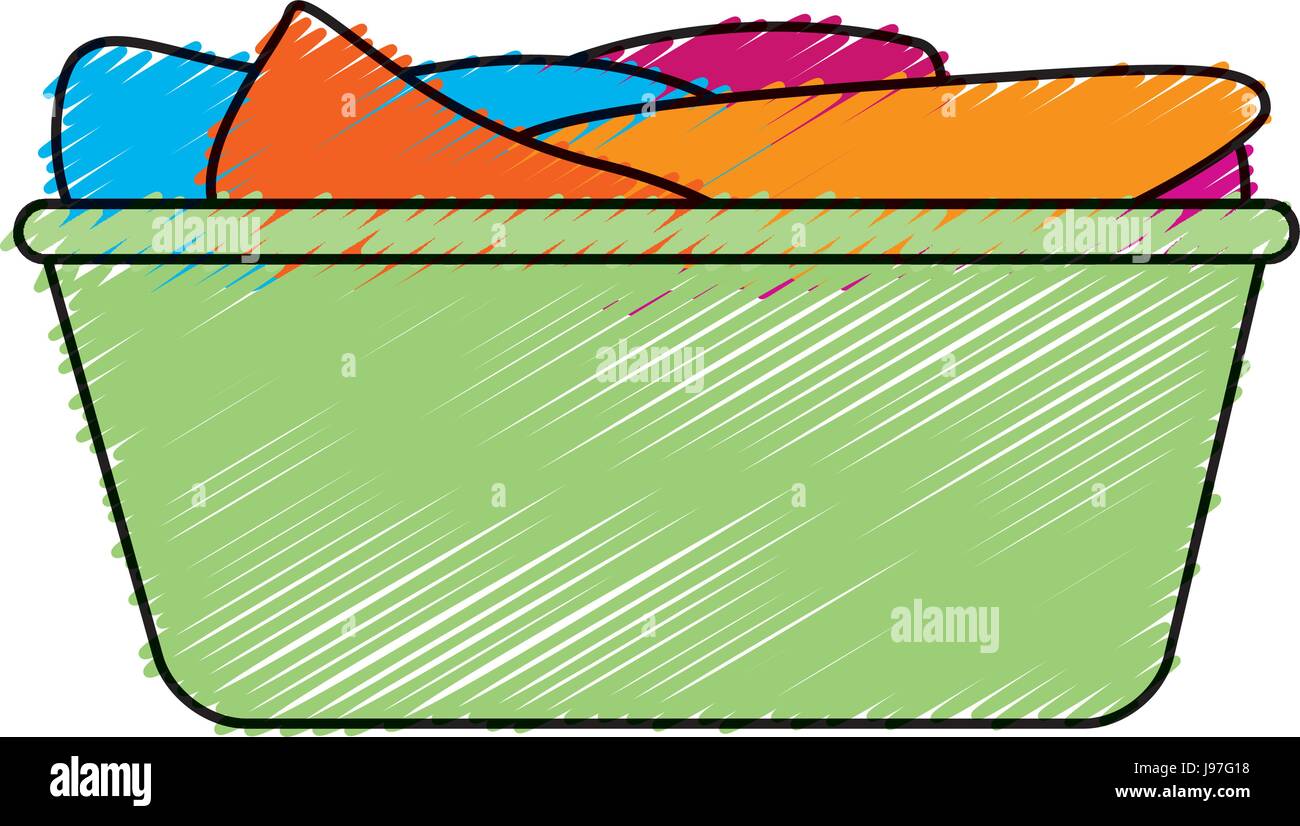 Tank for washing clothes Stock Vector Images - Alamy