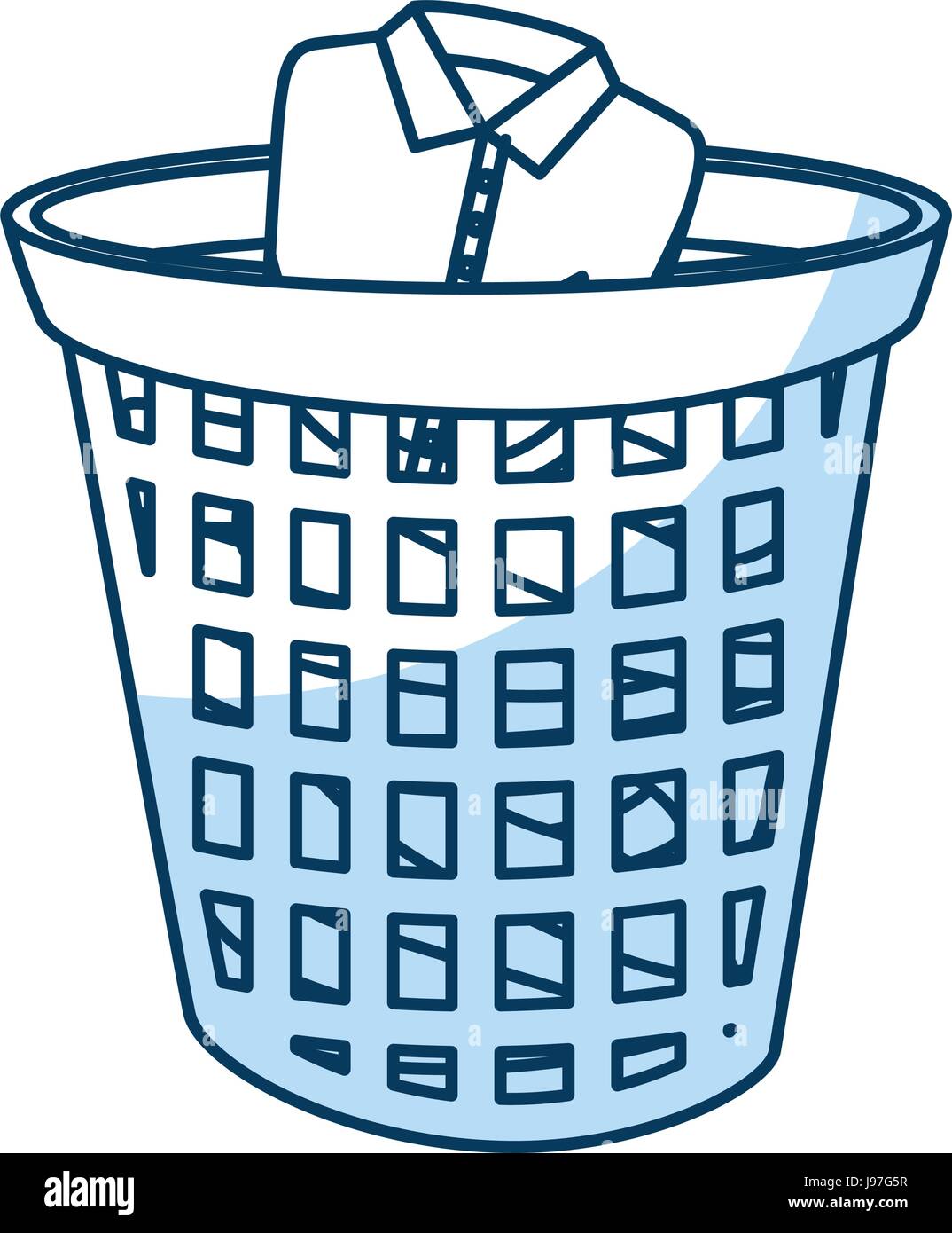 plastic basket laundry icon Stock Vector Image & Art - Alamy