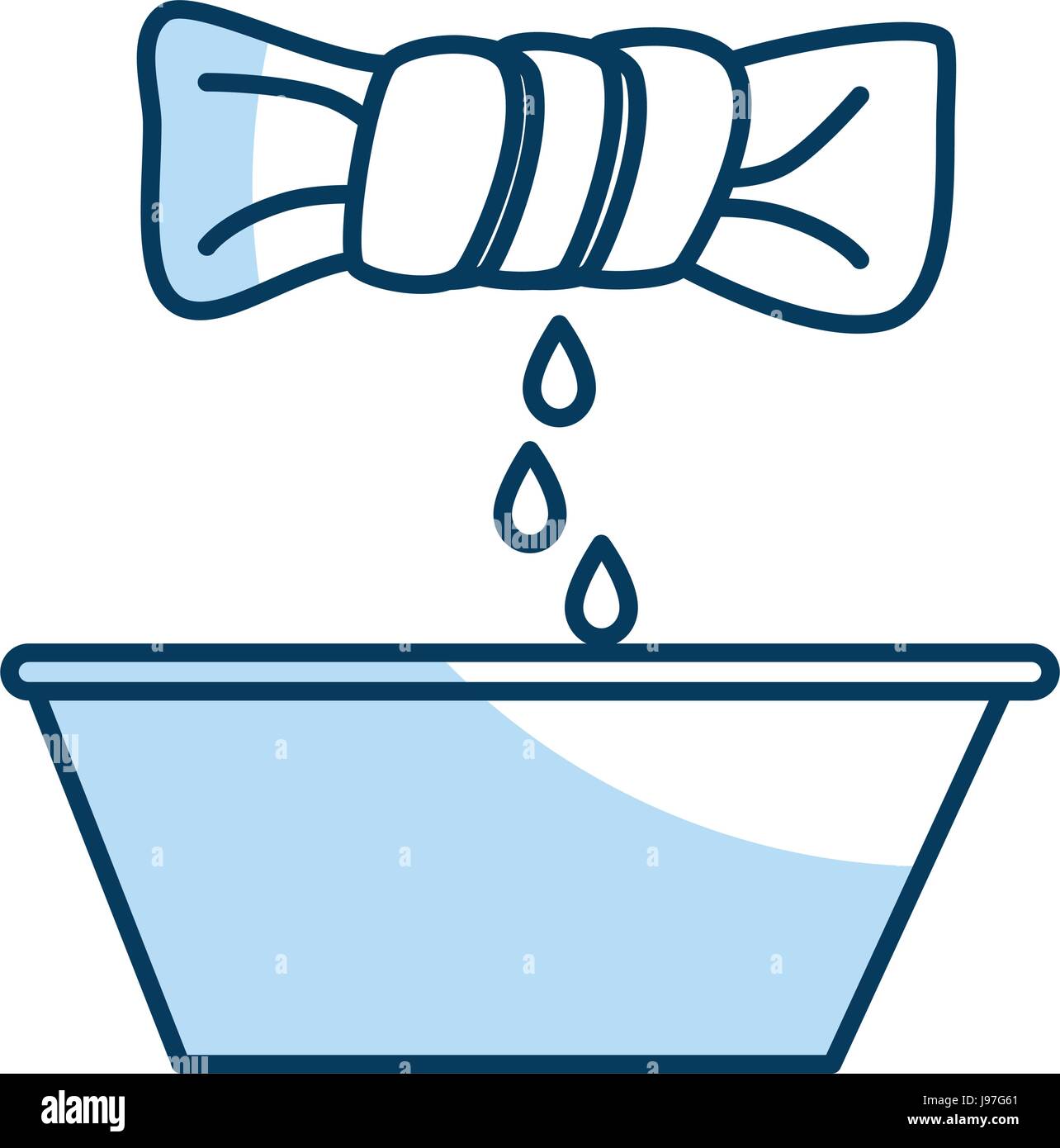 Squeeze clothes Stock Vector Images - Alamy