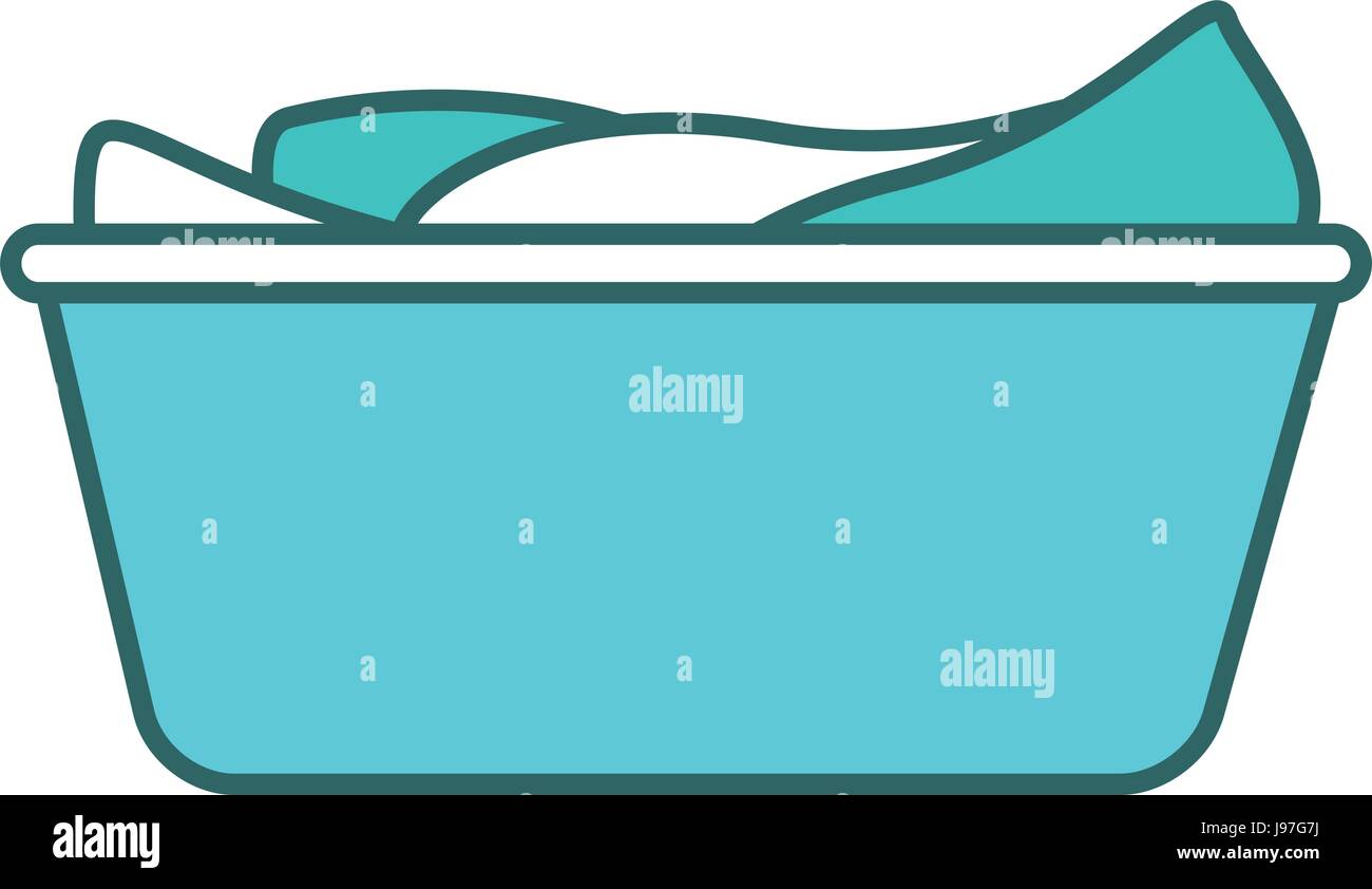 Tank for soaking in laundry Stock Vector Image & Art - Alamy