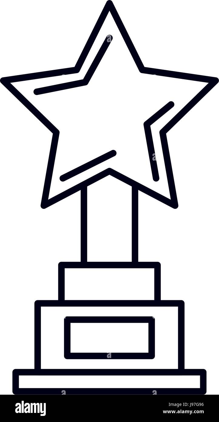 star trophy award icon Stock Vector Image & Art - Alamy