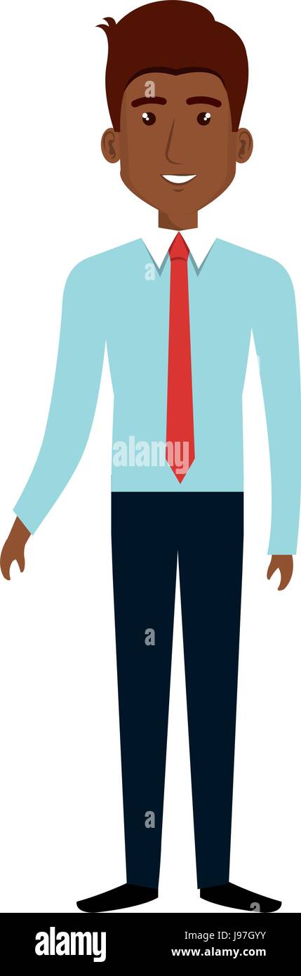 Elegant businessman black avatar Stock Vector Images - Alamy