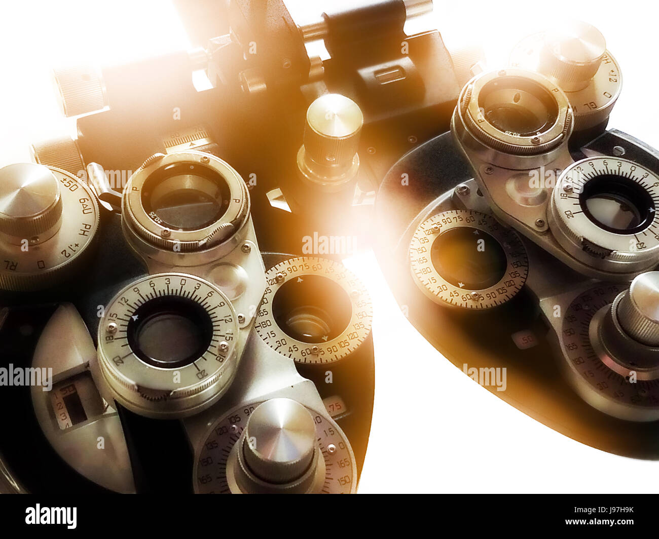 Detail of diopter Stock Photo - Alamy