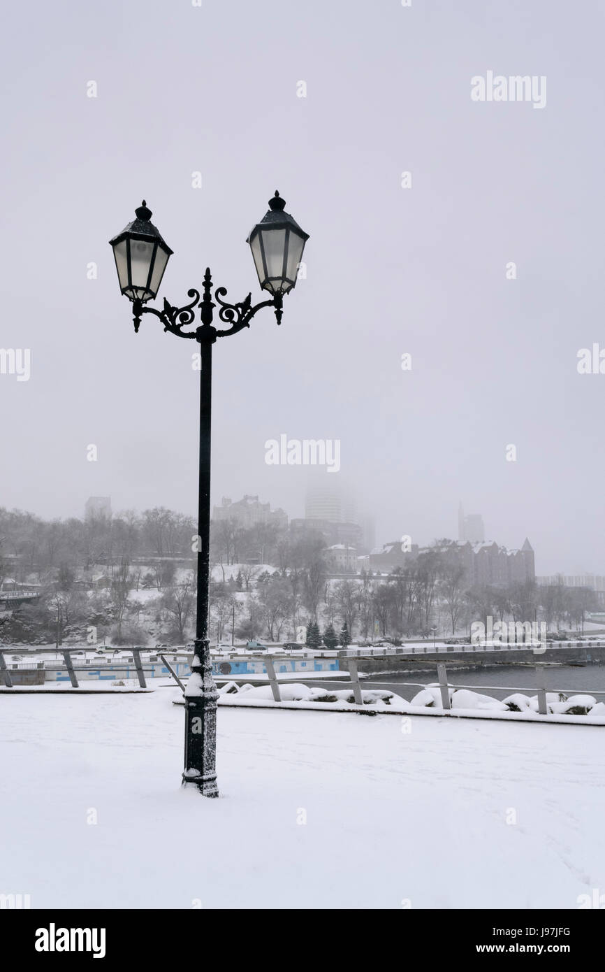 Ukraine, Dnepropetrovsk Region, Dnepropetrovsk city, Old fashioned ...