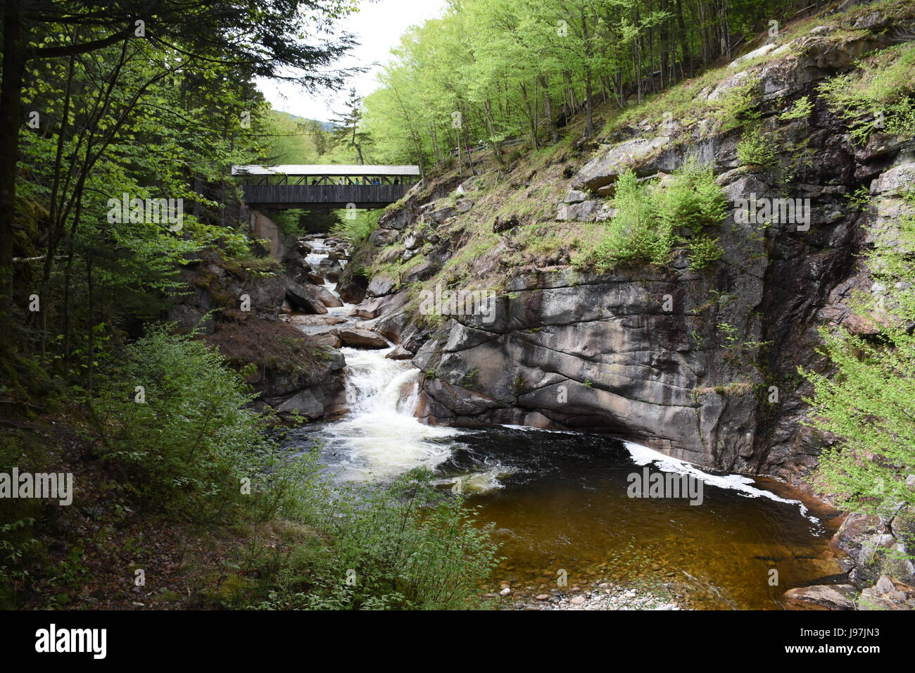 Flume gorge hi-res stock photography and images - Alamy