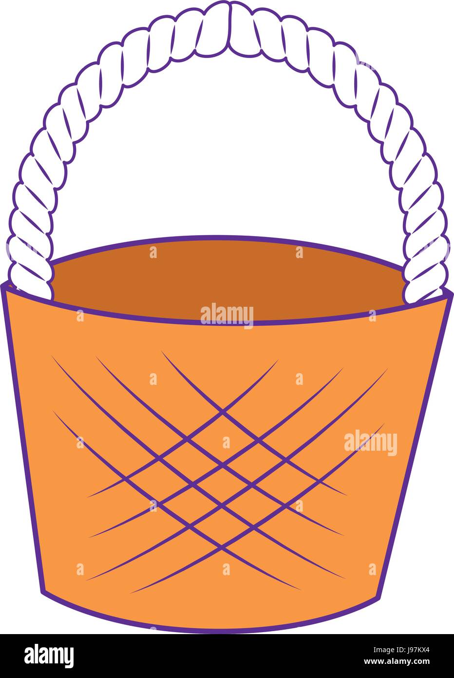 Basket neon Stock Vector Images - Alamy