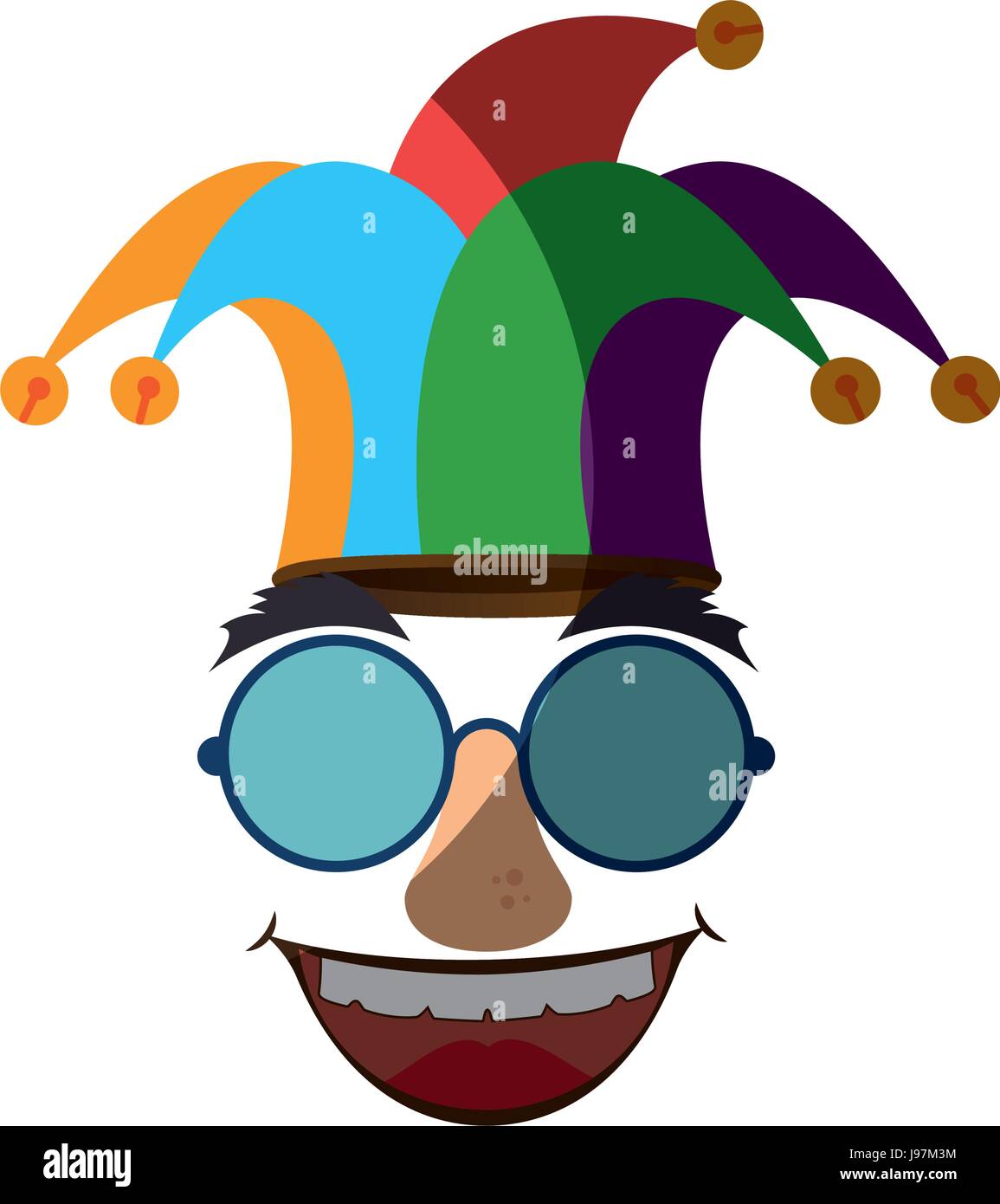 Jester clown cartoon Stock Vector Image & Art - Alamy