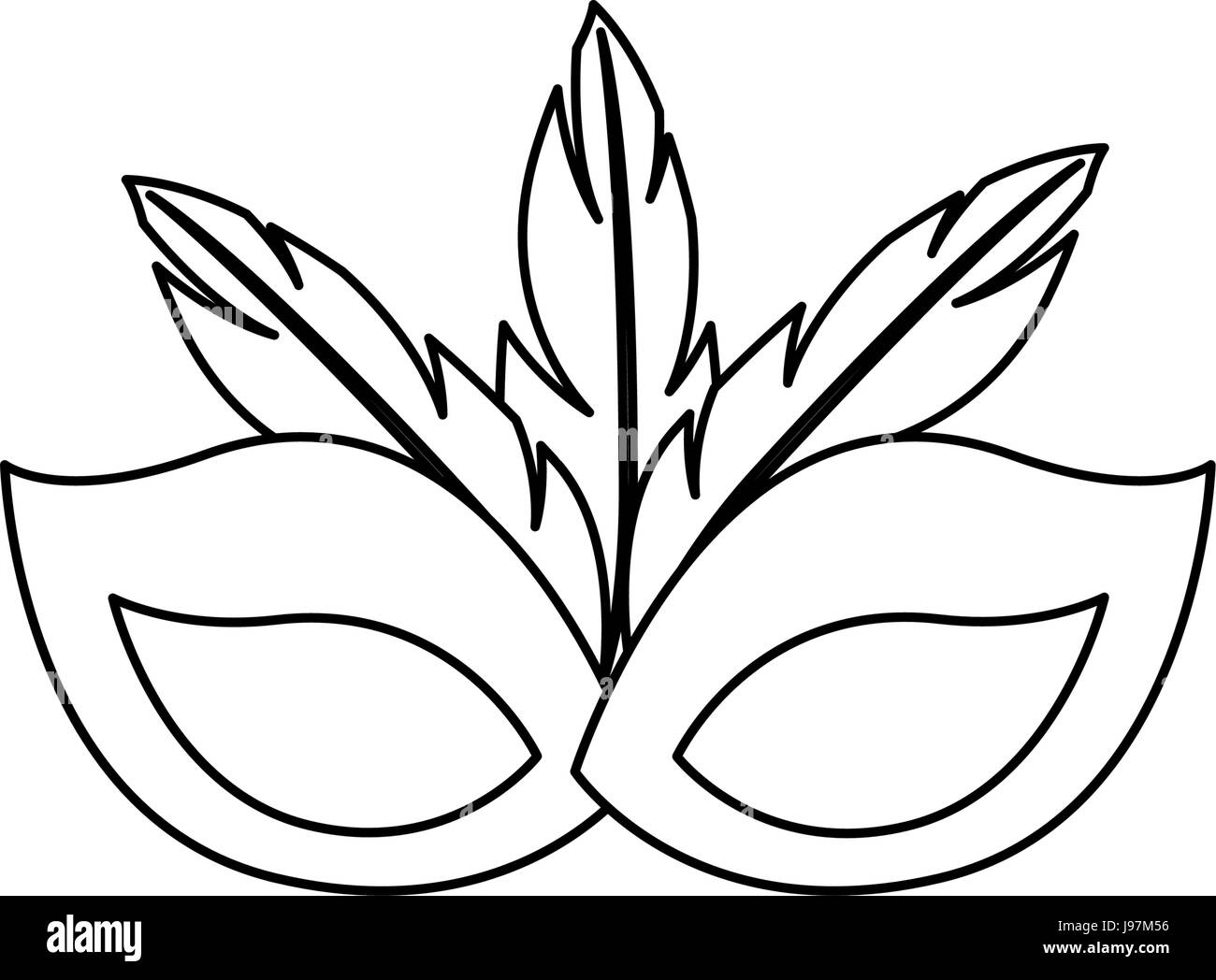 Masskara Festival Mask Vector