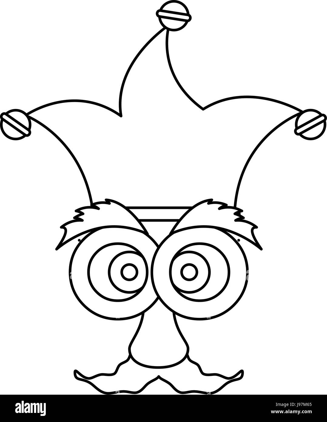 Jester clown cartoon Stock Vector Image & Art - Alamy