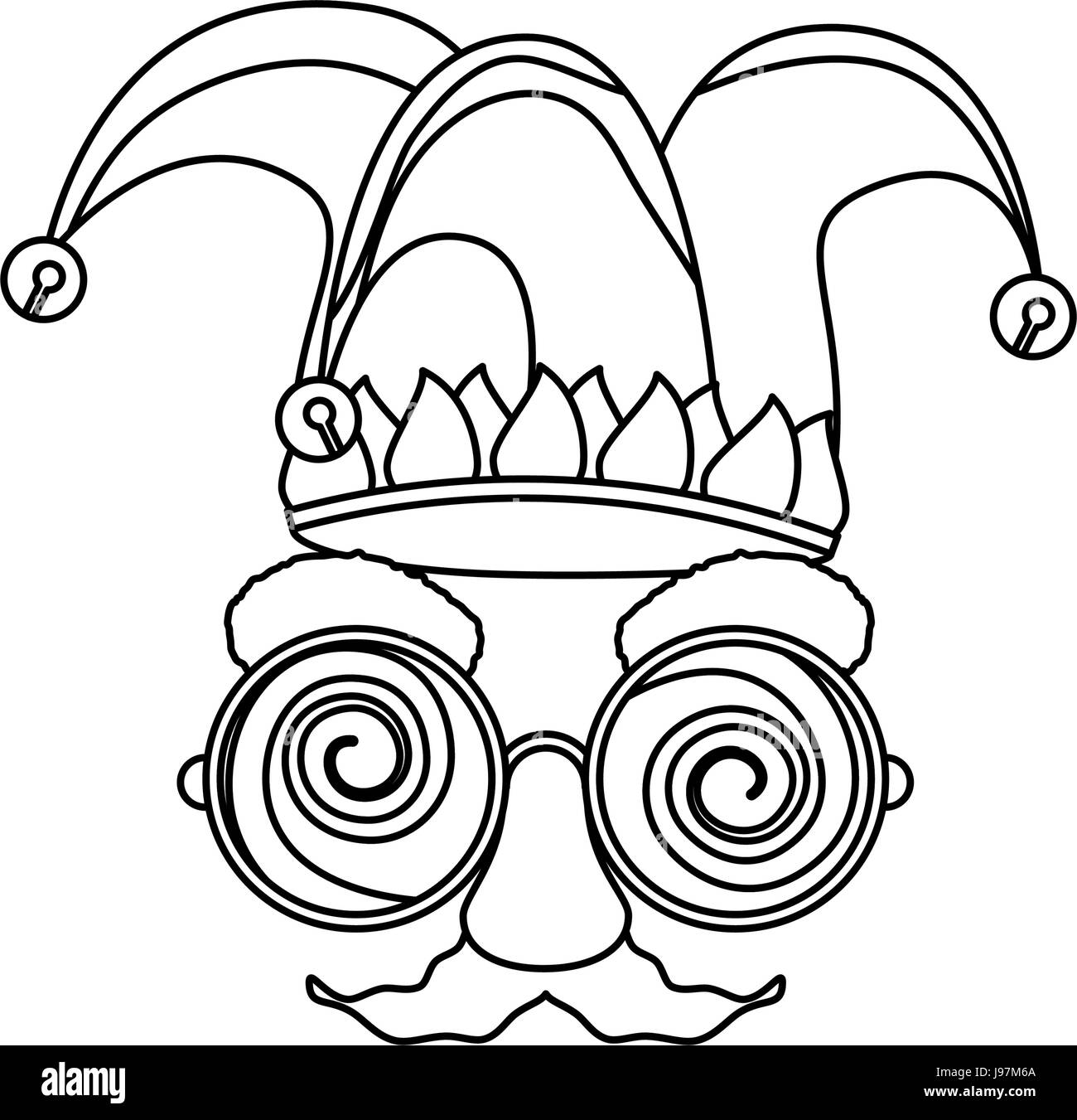 Jester clown cartoon Stock Vector Image & Art - Alamy