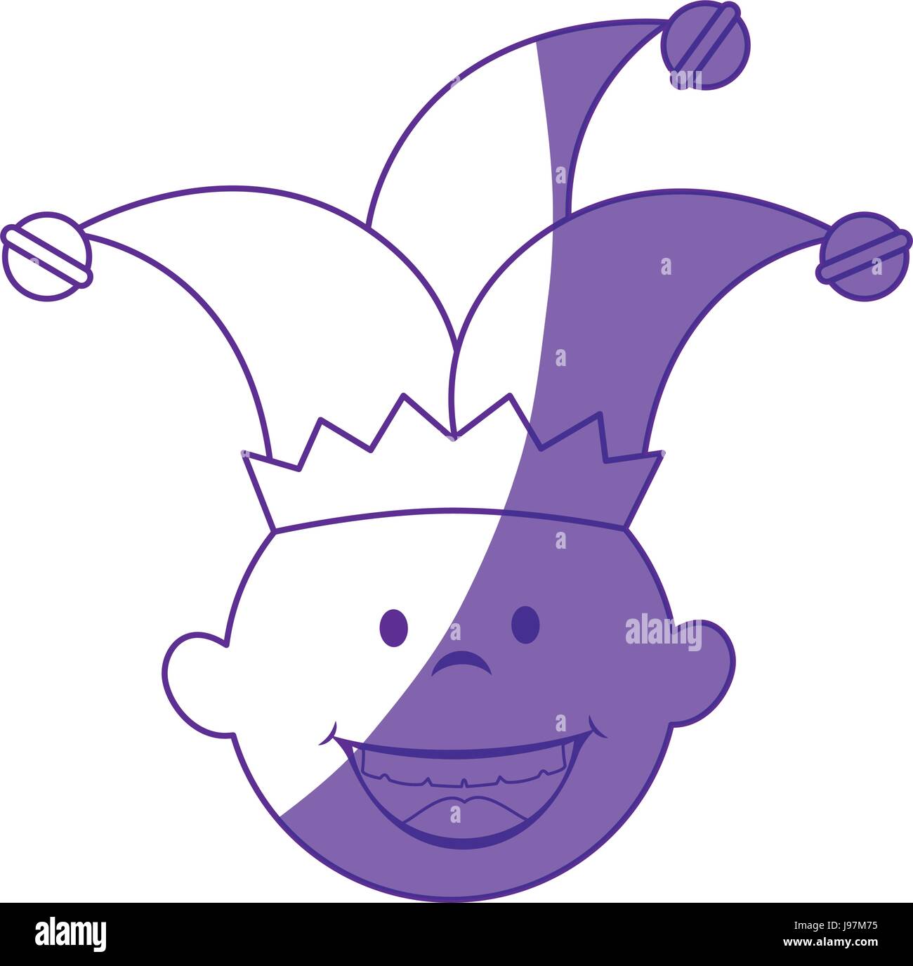 Jester clown cartoon Stock Vector Image & Art - Alamy