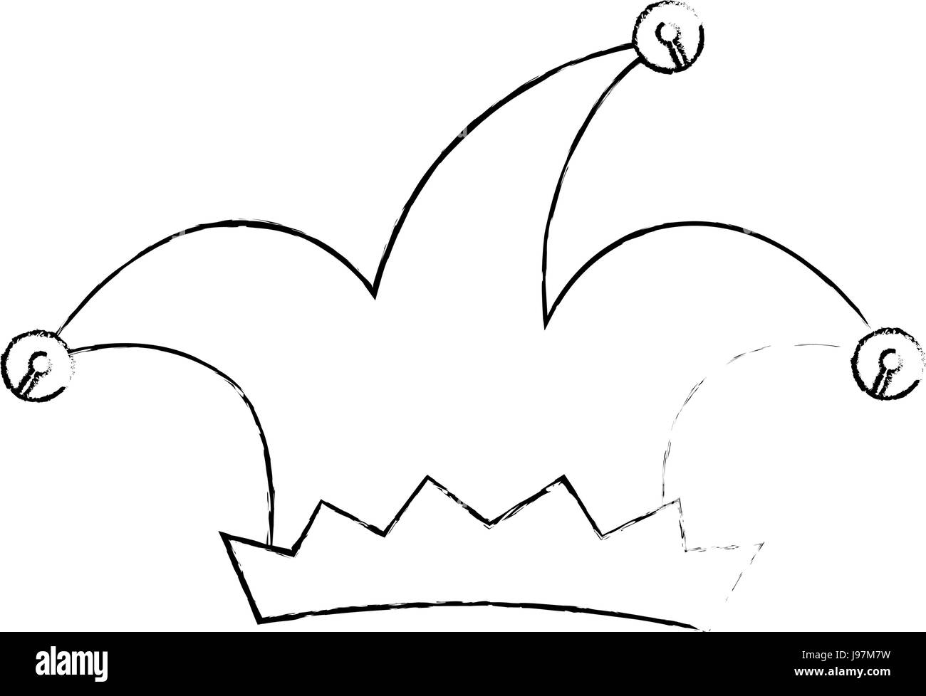 Jester Hat Coloring Page