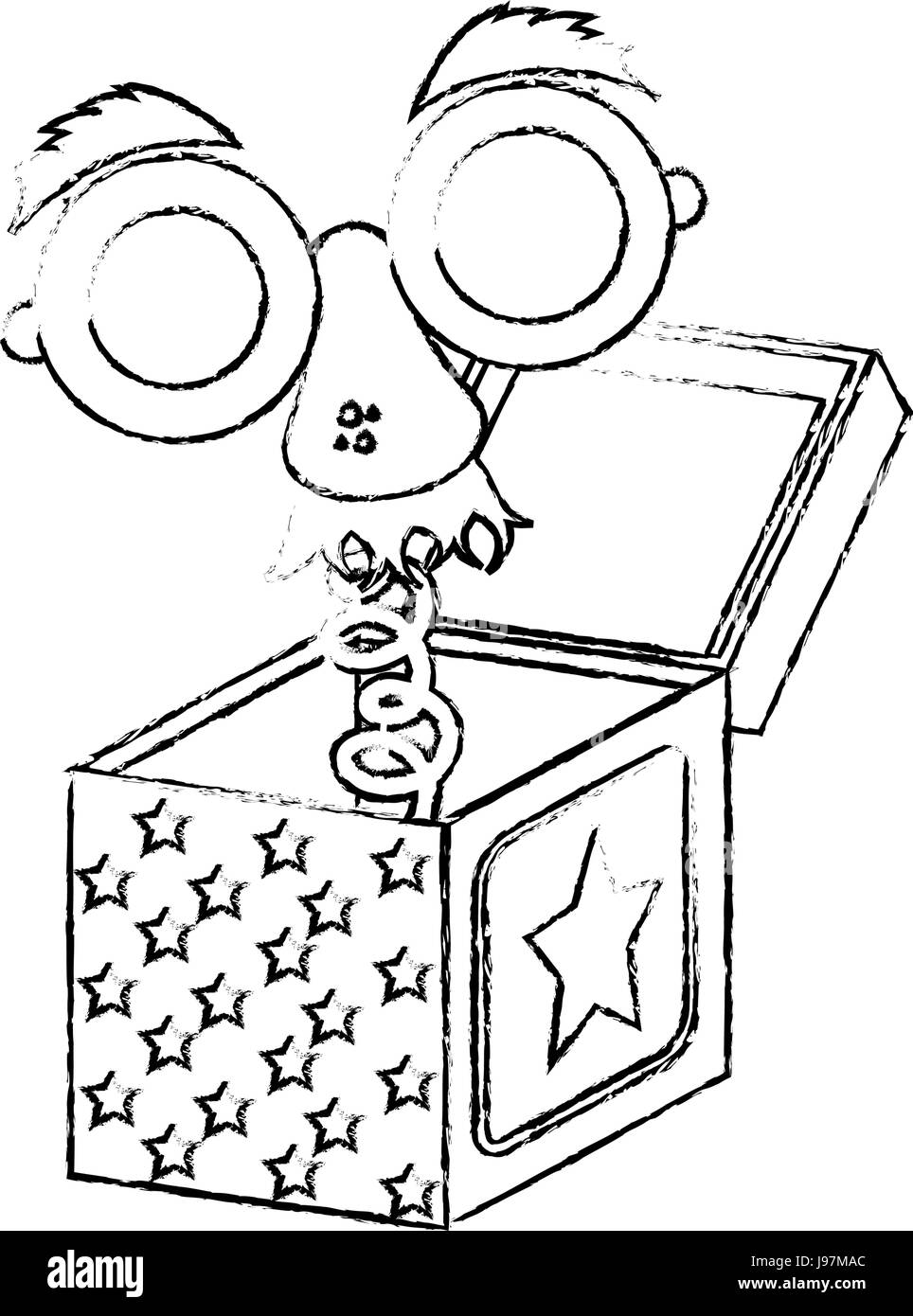 Jack in the box Stock Vector Image & Art - Alamy