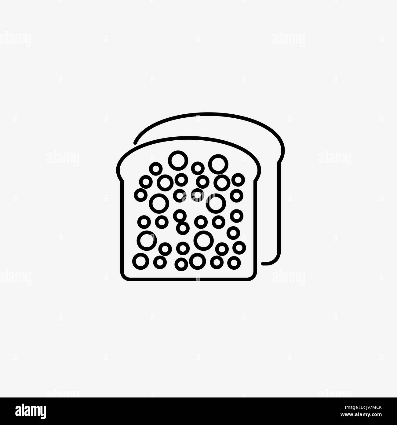 Toasted vector vectors hi-res stock photography and images - Alamy