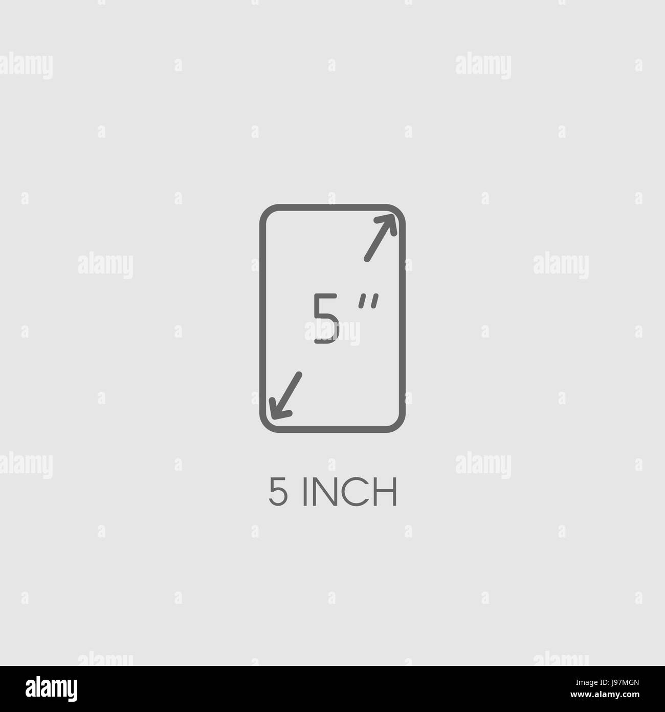 Screen size. Flat vector icon. Simple hardware icon Stock Vector Image ...
