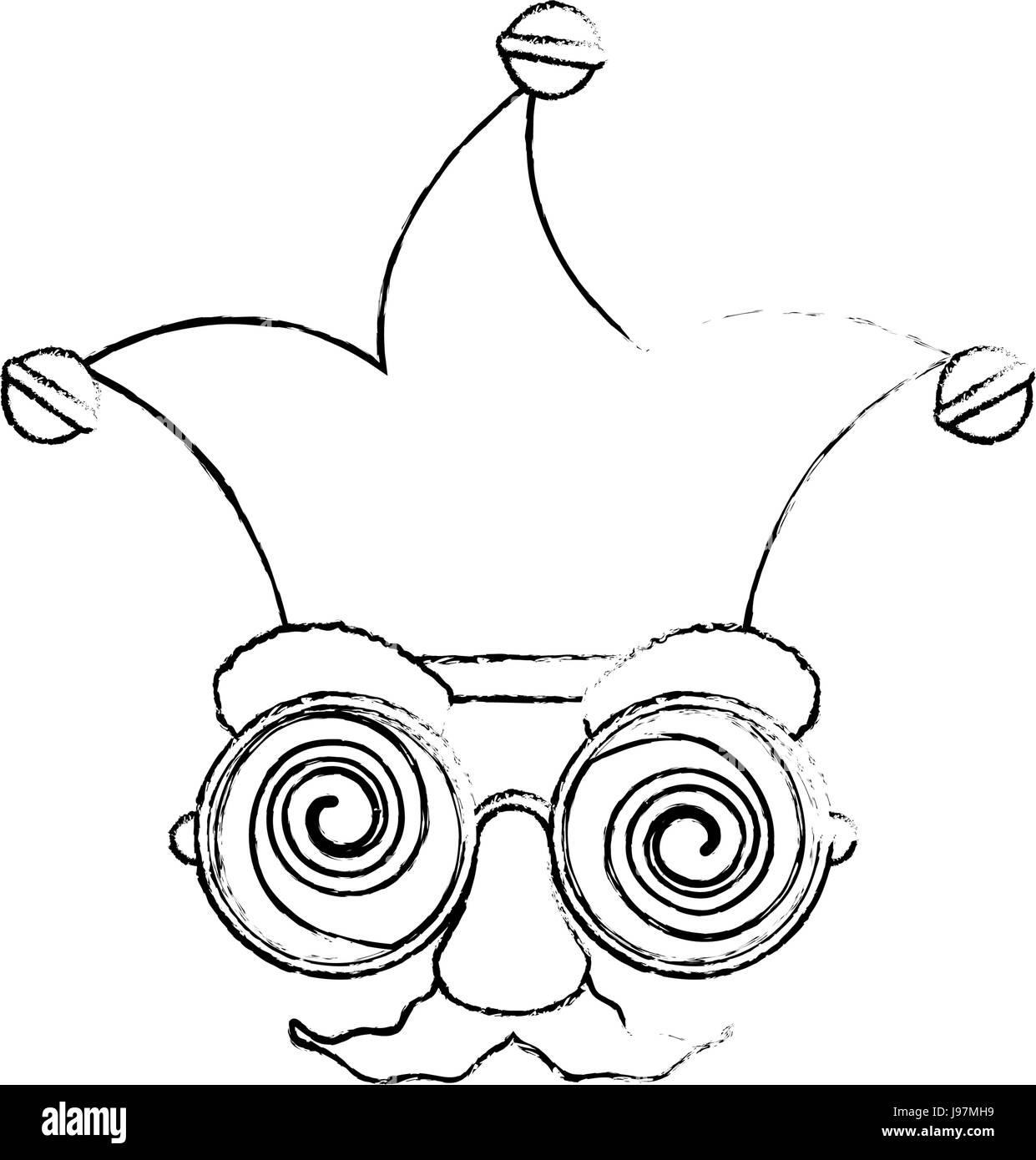 Jester clown cartoon Stock Vector Image & Art - Alamy