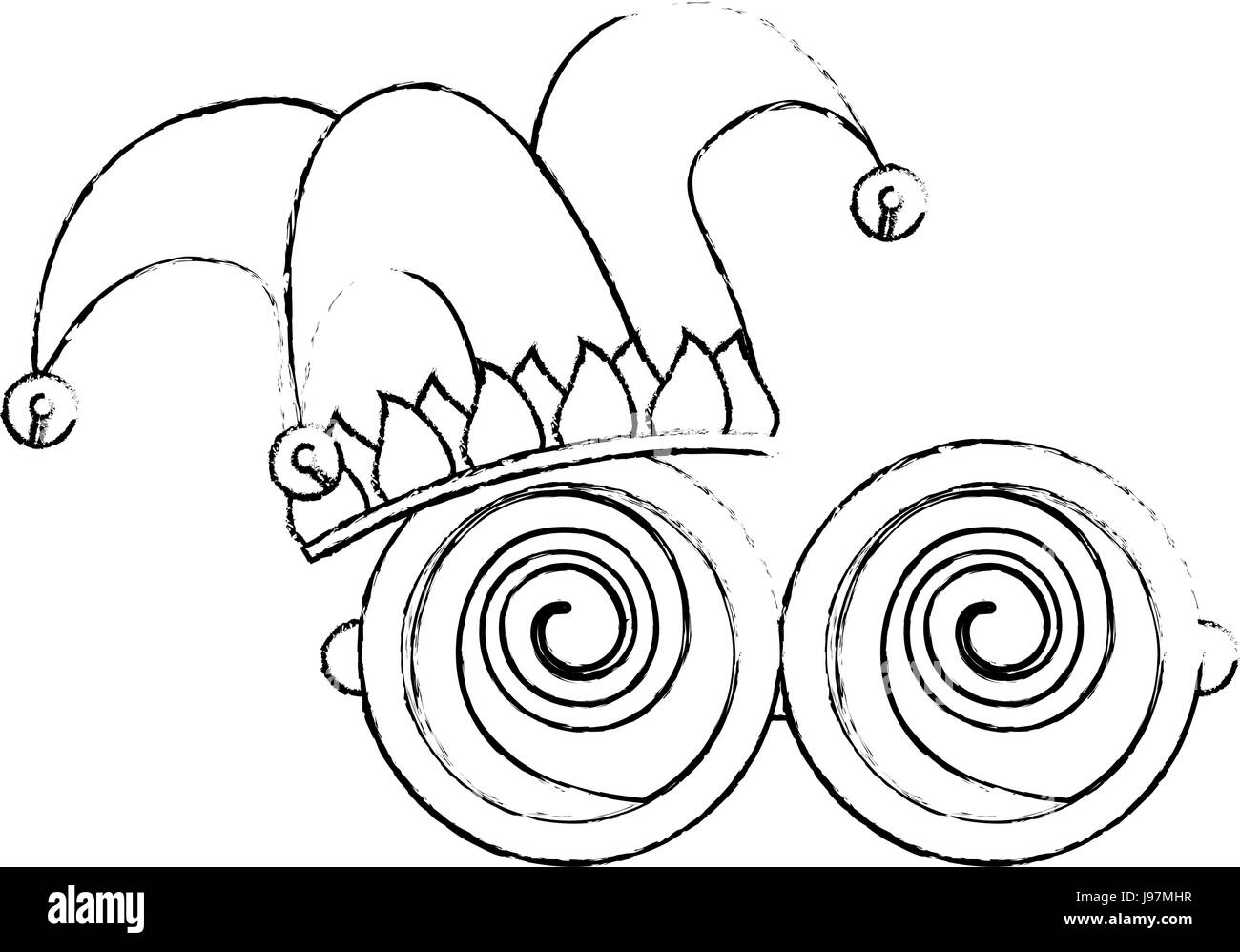 Jester clown cartoon Stock Vector Image & Art - Alamy