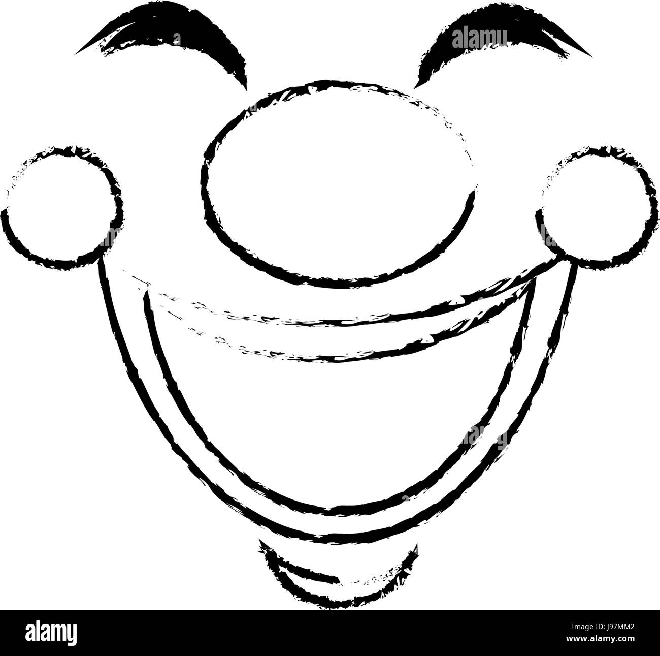 April fools day cartoon face Stock Vector Image & Art - Alamy