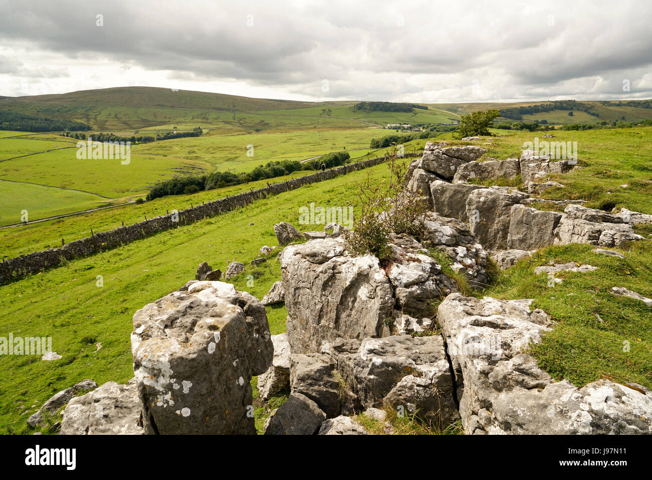 Grass Moorland Peak District Derbyshire High Resolution Stock ...