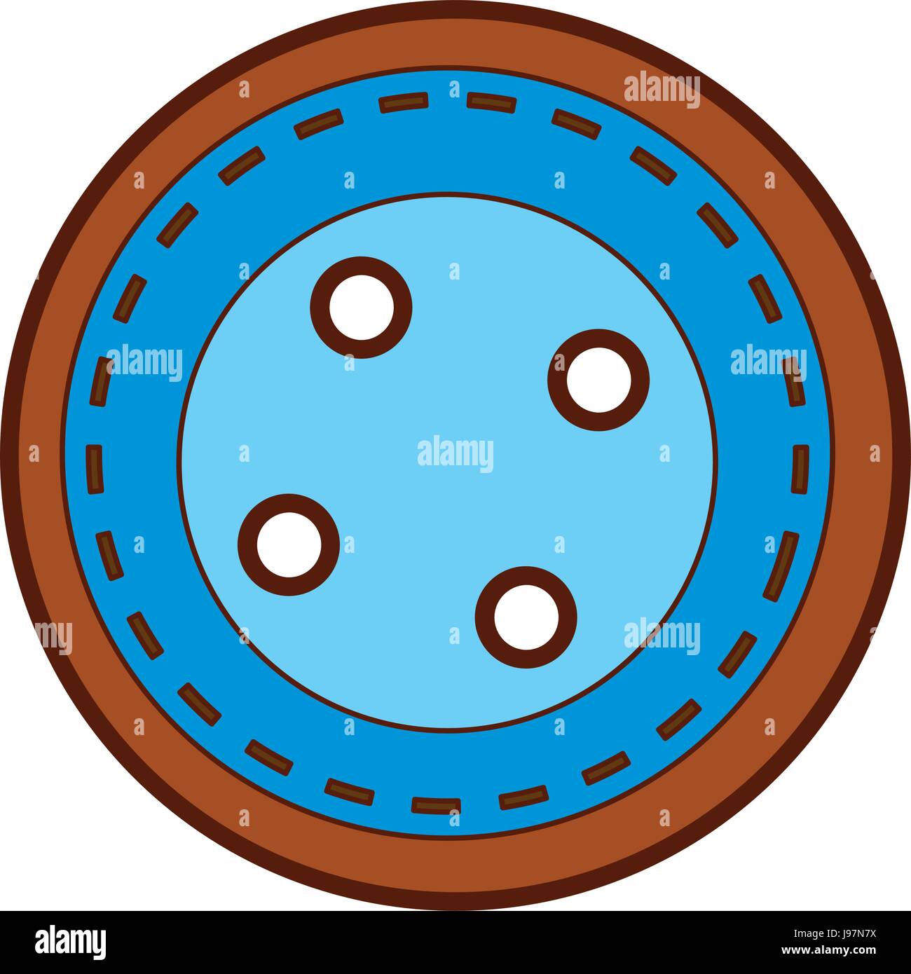 cute button clothes icon Stock Vector Image & Art - Alamy