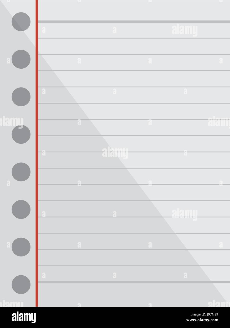 Note sheet blank Stock Vector Image & Art - Alamy