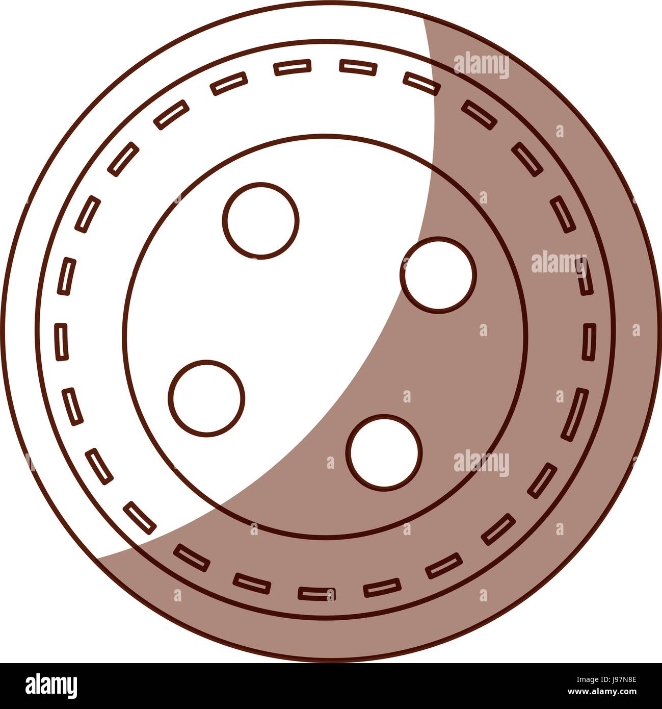 cute button clothes icon Stock Vector Image & Art - Alamy