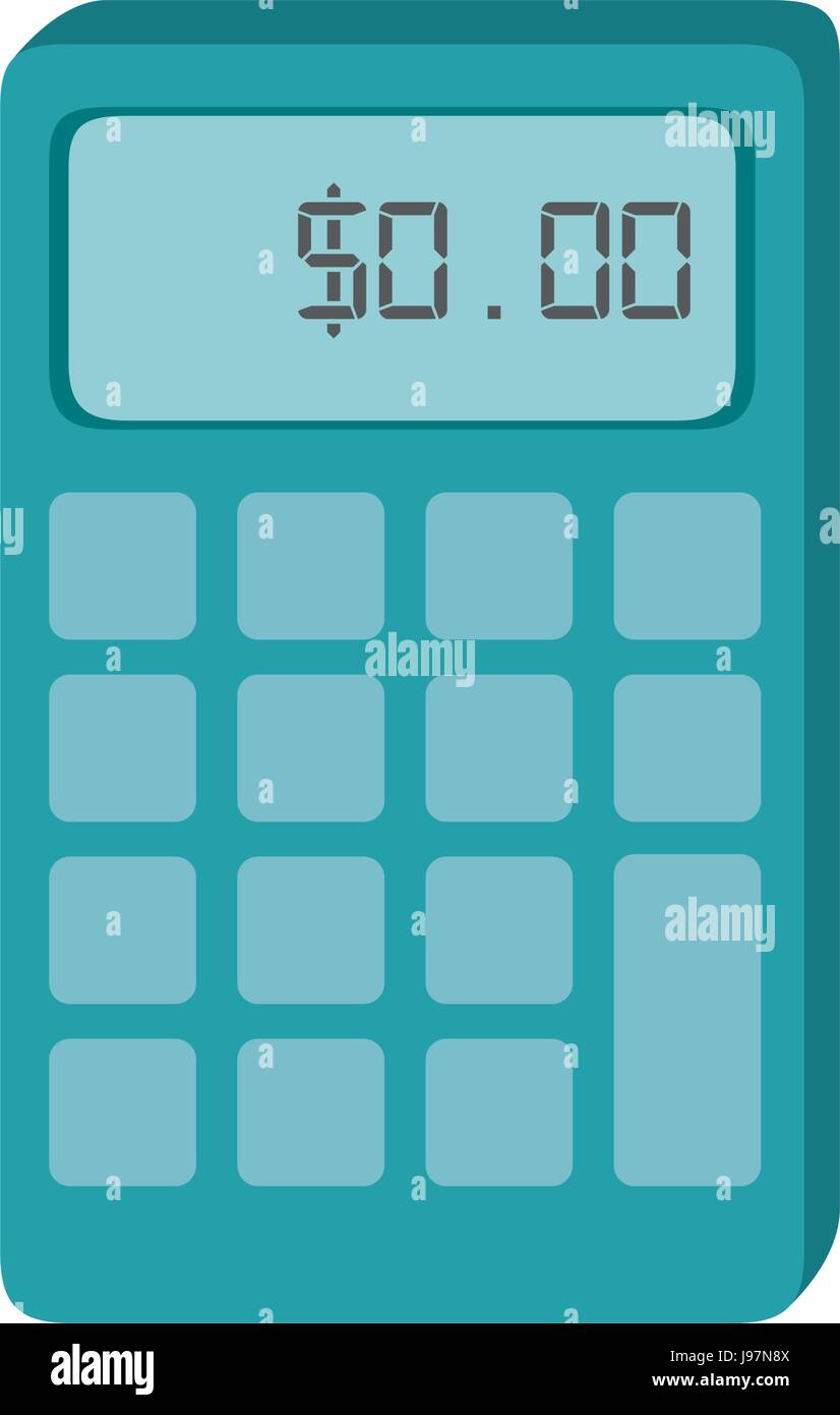 Calculator math device Stock Vector Image & Art - Alamy