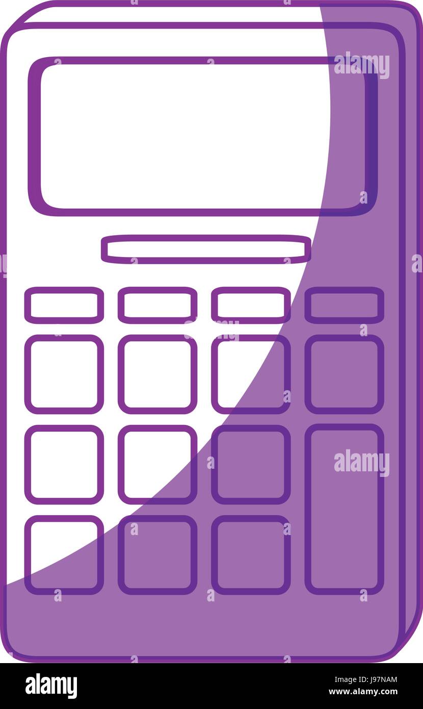 Purple calculator Stock Vector Images - Alamy
