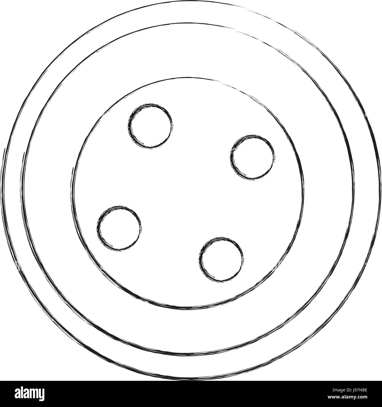 cute button clothes icon Stock Vector Image & Art - Alamy