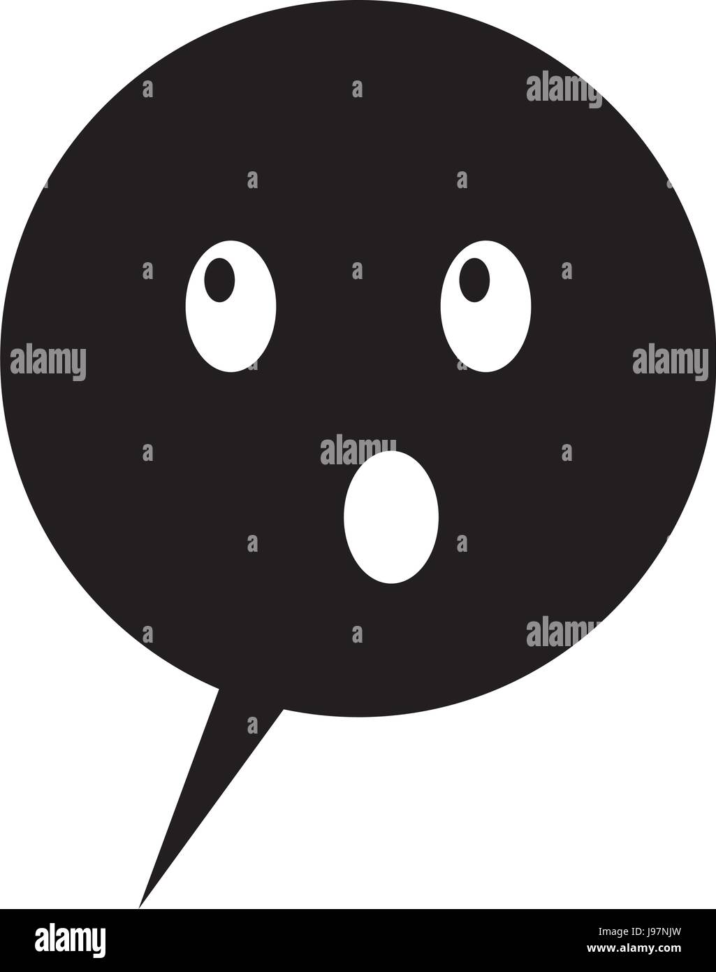 speech bubble confused comic character Stock Vector Image & Art - Alamy